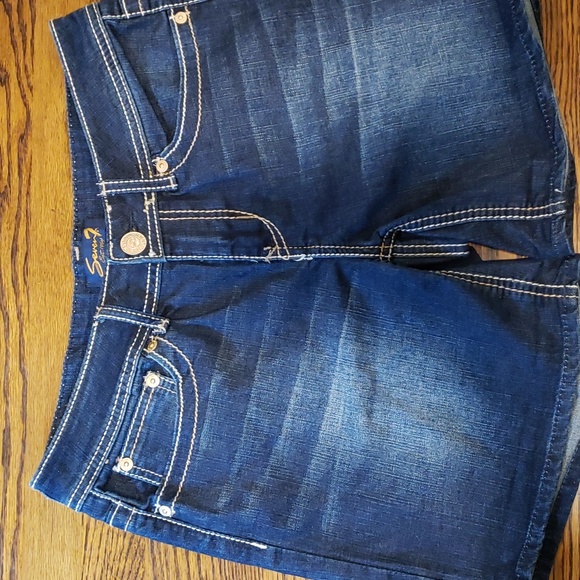 Seven7 | Shorts | Seven 7 Denim Jeans Shorts Size 6 | Poshmark